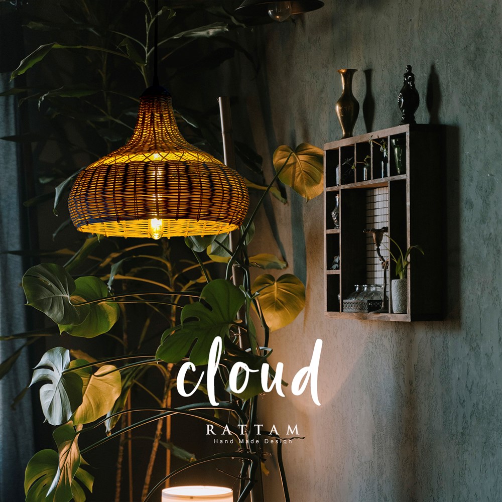 Rattam | Rattan Avize, Doğal El Yapımı Bambu Avize